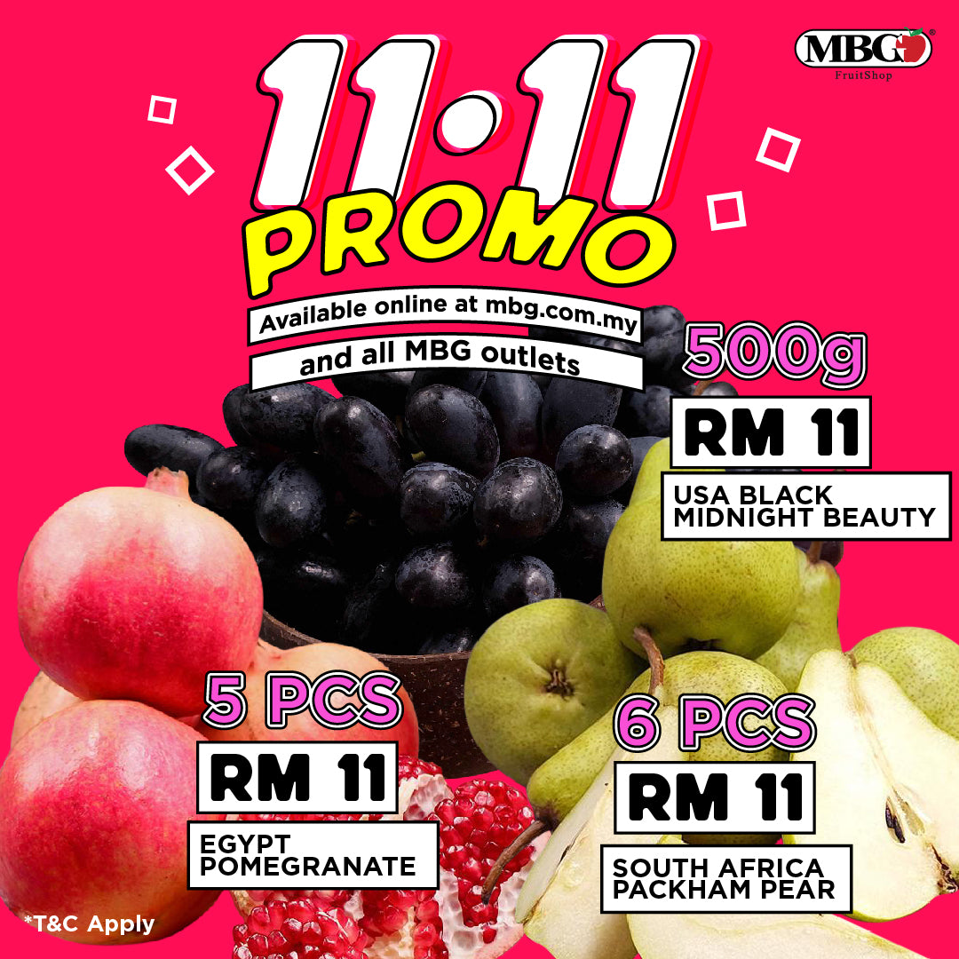 11.11 Promotion Available Storewide!! – MBG Fruit Shop