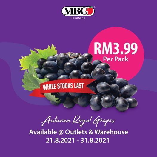 AUTUMN ROYAL GRAPES PROMOTION! – MBG Fruit Shop