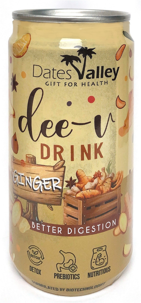 Dates Valley D-Vee Detox Drink Ginger [250ML] – MBG Fruit Shop