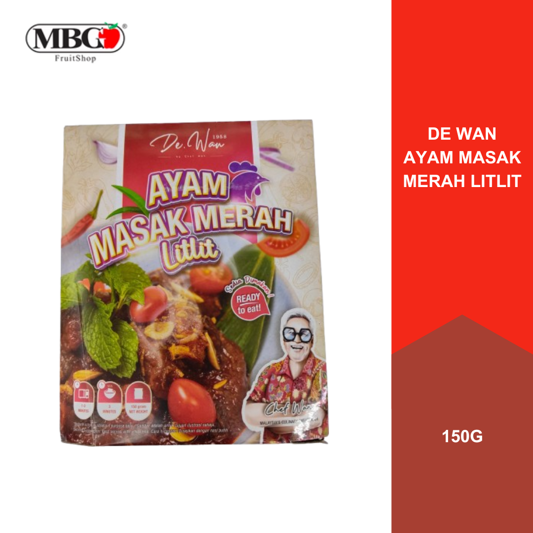 De Wan Ayam Masak Merah Litlit [150G] – MBG Fruit Shop