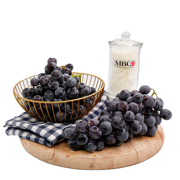 1 Pack x South Africa Black Grape [500g/Pack] – MBG Fruit Shop