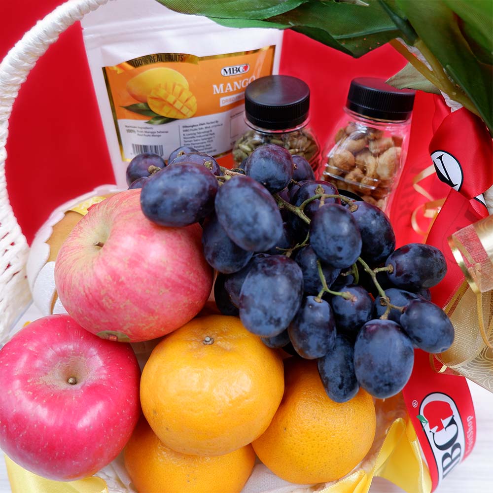 CNY Golden Fortune Basket S (6 Types of Fruits) – MBG Fruit Shop