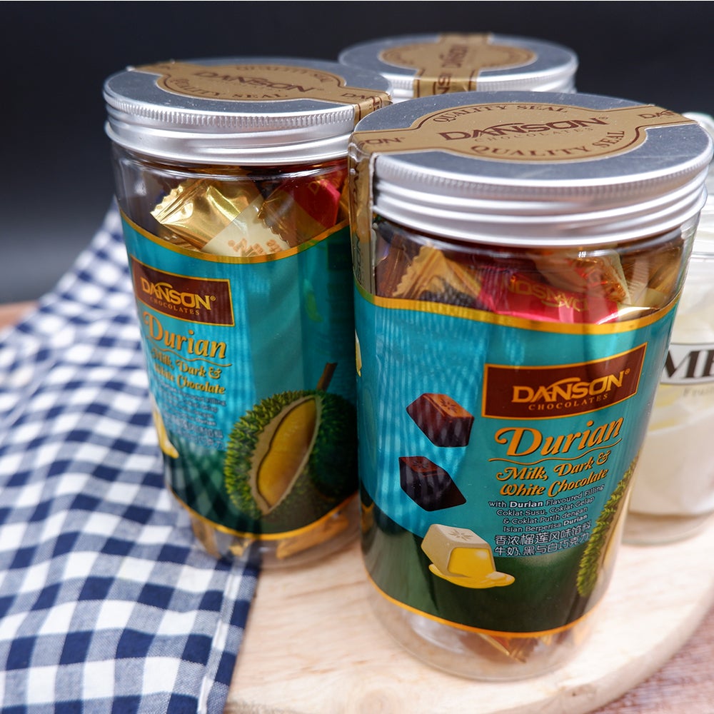 Danson Durian Milk Dark & White Chocolate (70g/Jar) – MBG Fruit Shop