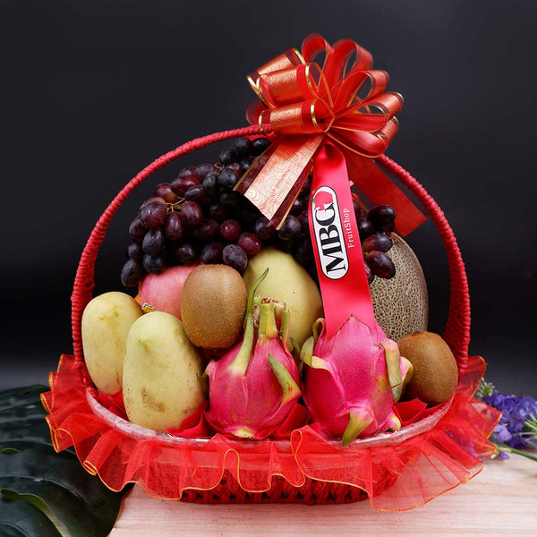 Simple Fruit Basket - Melody (8 Types of Fruits) – MBG Fruit Shop