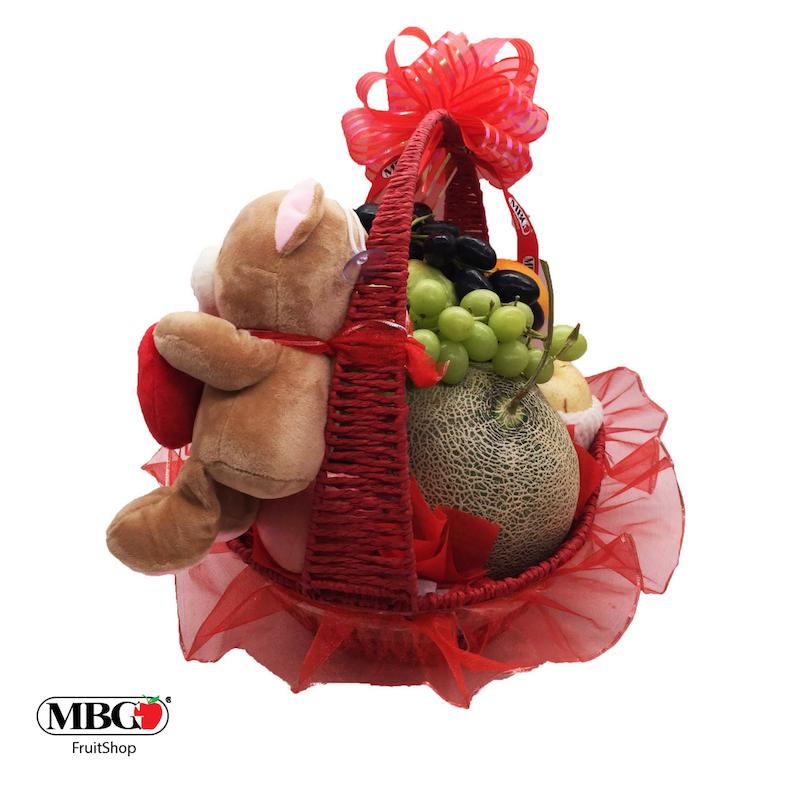 Sweetheart Fruit Basket - Lively (9 Types of Fruits) – MBG Fruit Shop