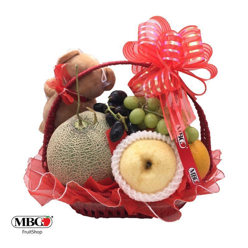 Sweetheart Fruit Basket - Signature (7 Types of Fruits) – MBG Fruit Shop