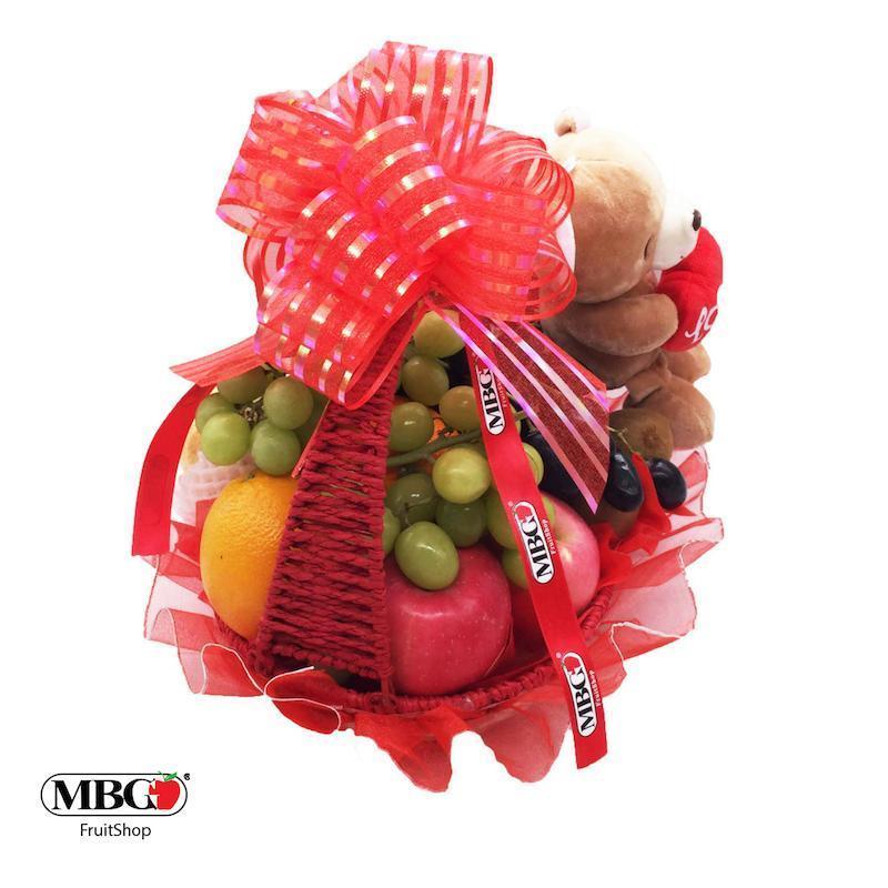 Sweetheart Fruit Basket - Signature (7 Types of Fruits) – MBG Fruit Shop