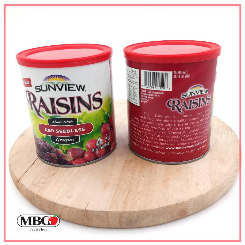 Sunview Raisin Red Seedless (Jumbo)(425g/Pack) – MBG Fruit Shop